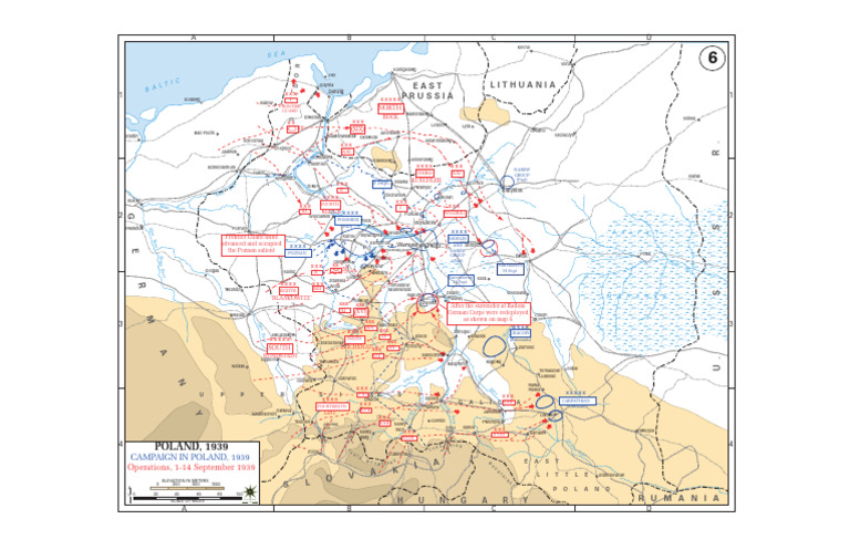 Poland Campaign Map, September 1939 | PDF
