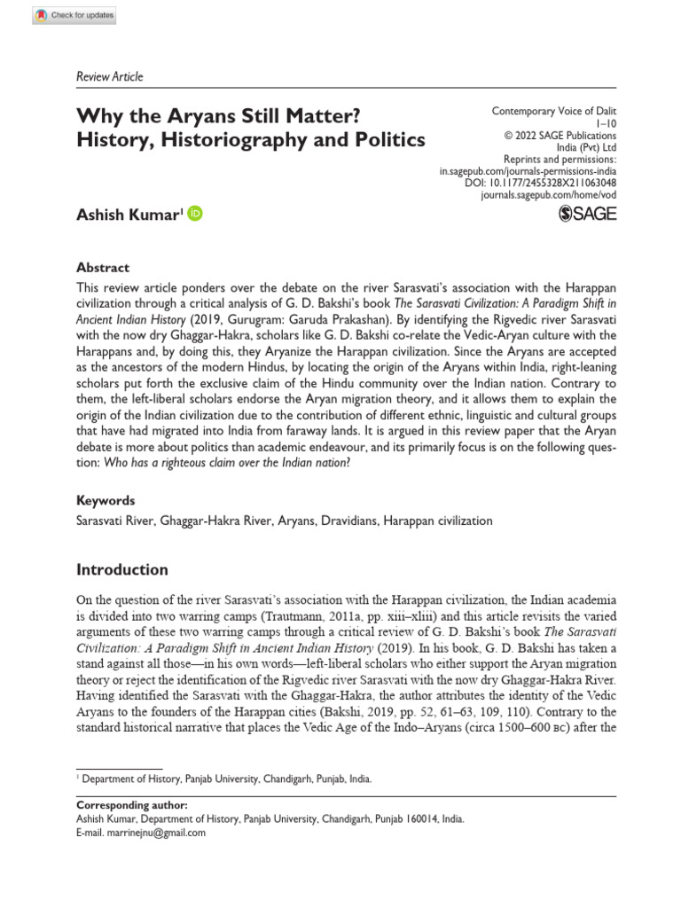 Why The Aryans Still Matter History Hist | PDF