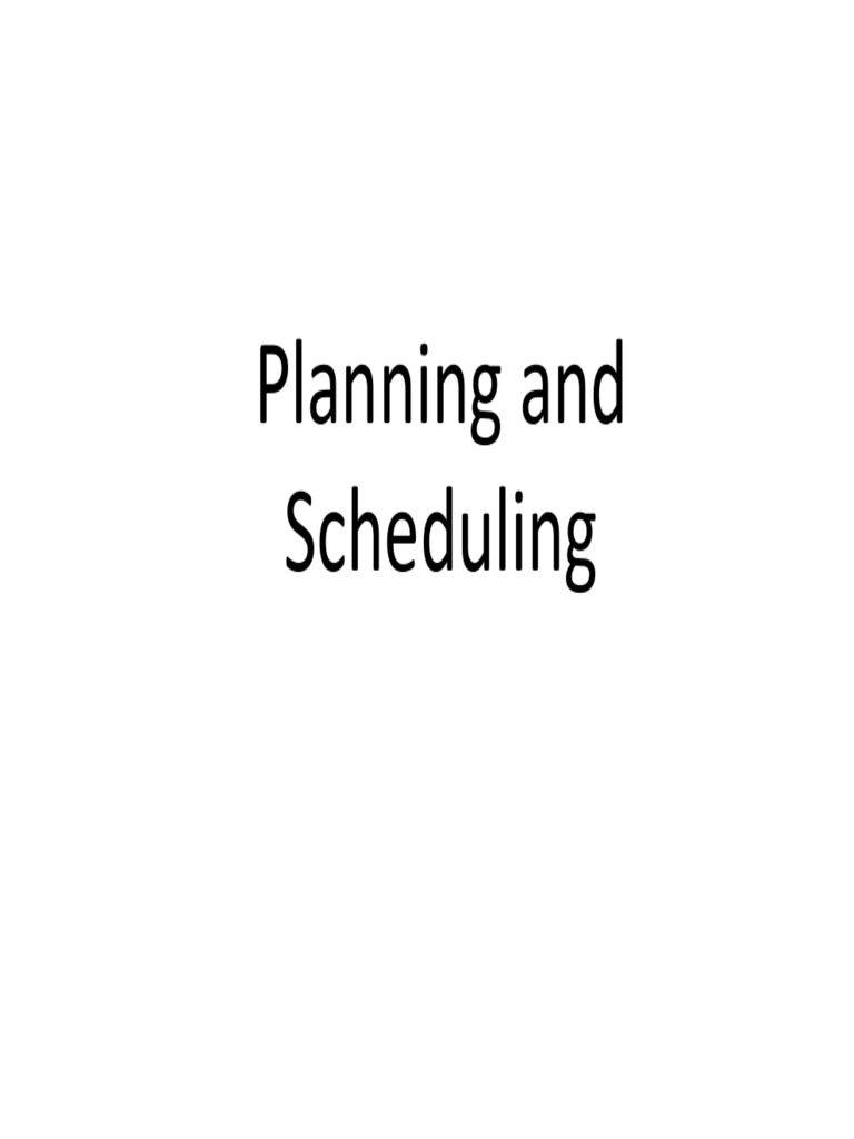 Scheduling (Compatibility Mode) | PDF
