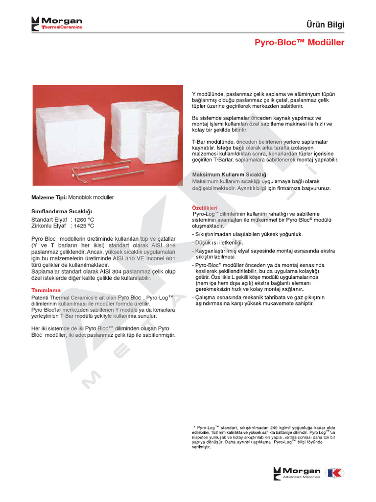 Pyro-Bloc Modüller | PDF