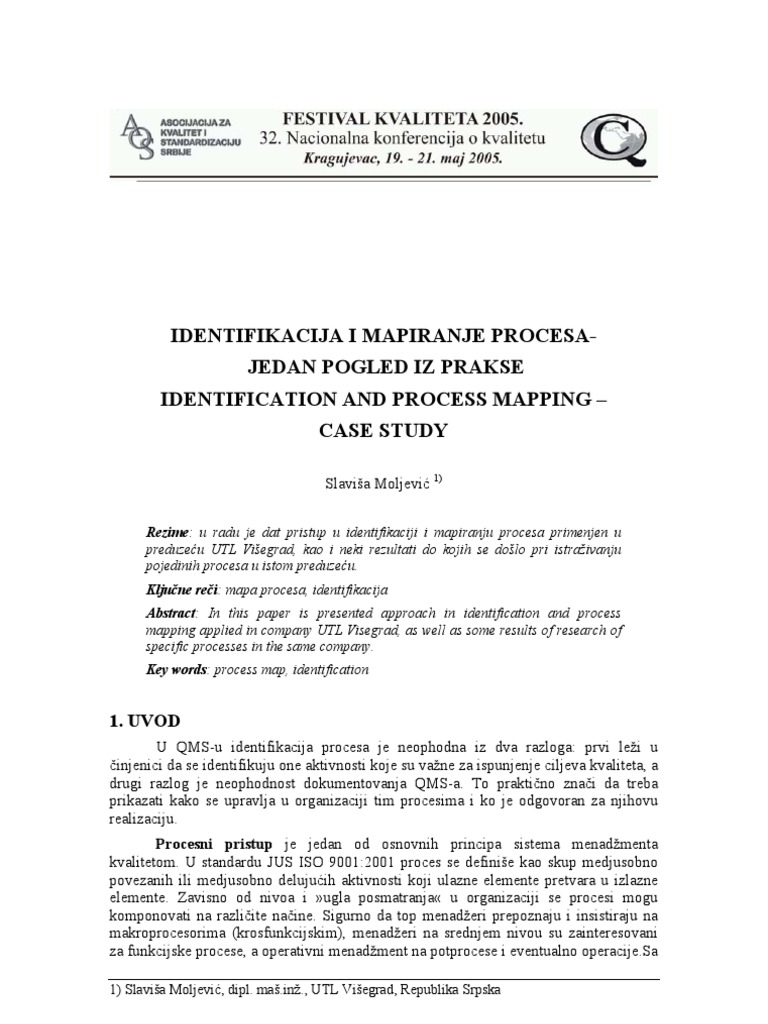 Mapa Procesa Primer | PDF