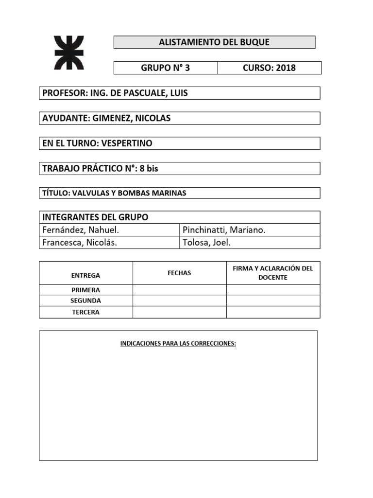 TP 8 Bis | PDF | Bomba | Ingeniería mecánica