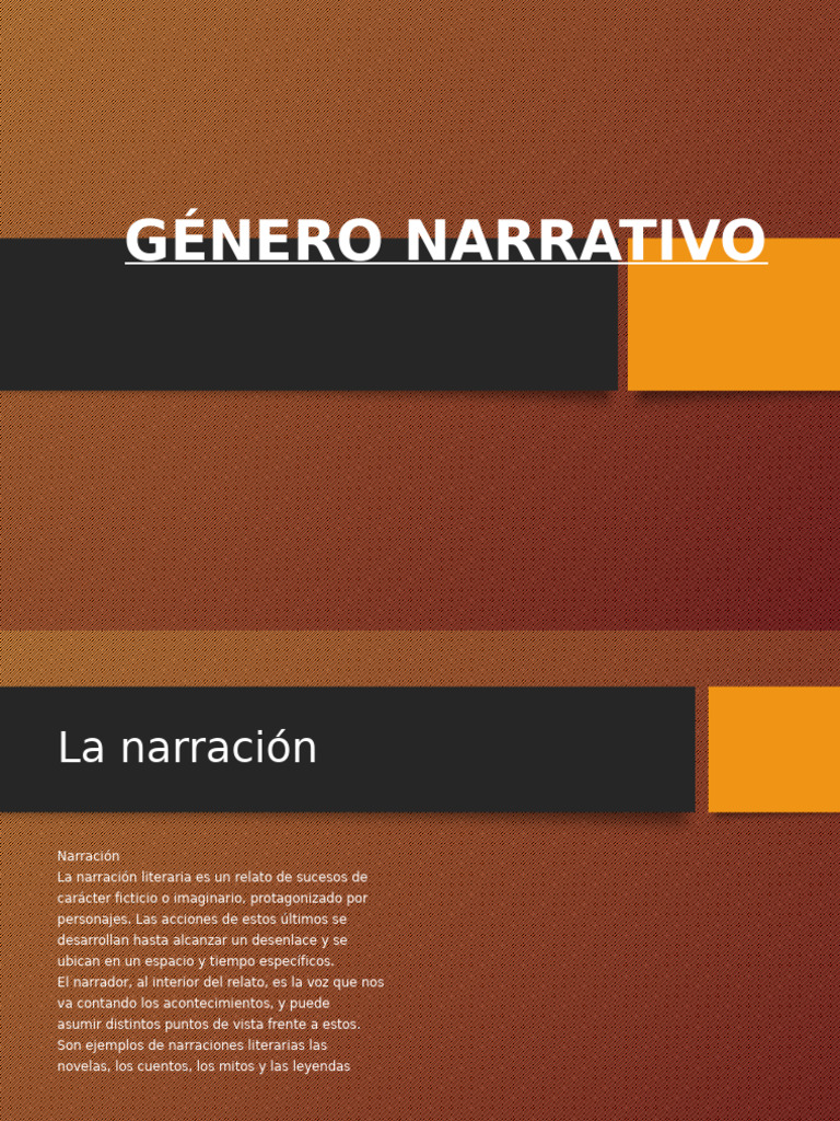 GENERO - NARRATIVO COMPLETO 7 y 8 Basic Parte 1 | PDF | Narración