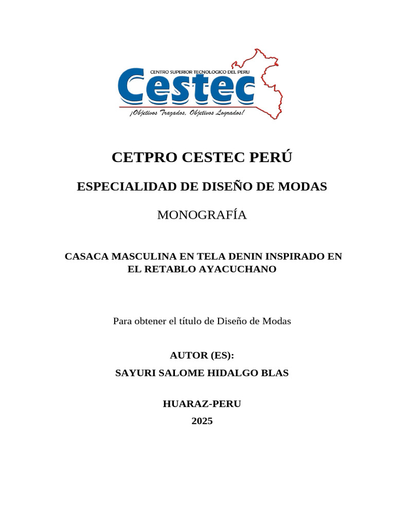 INFORME COMPLETO | PDF | Pantalones | Moda