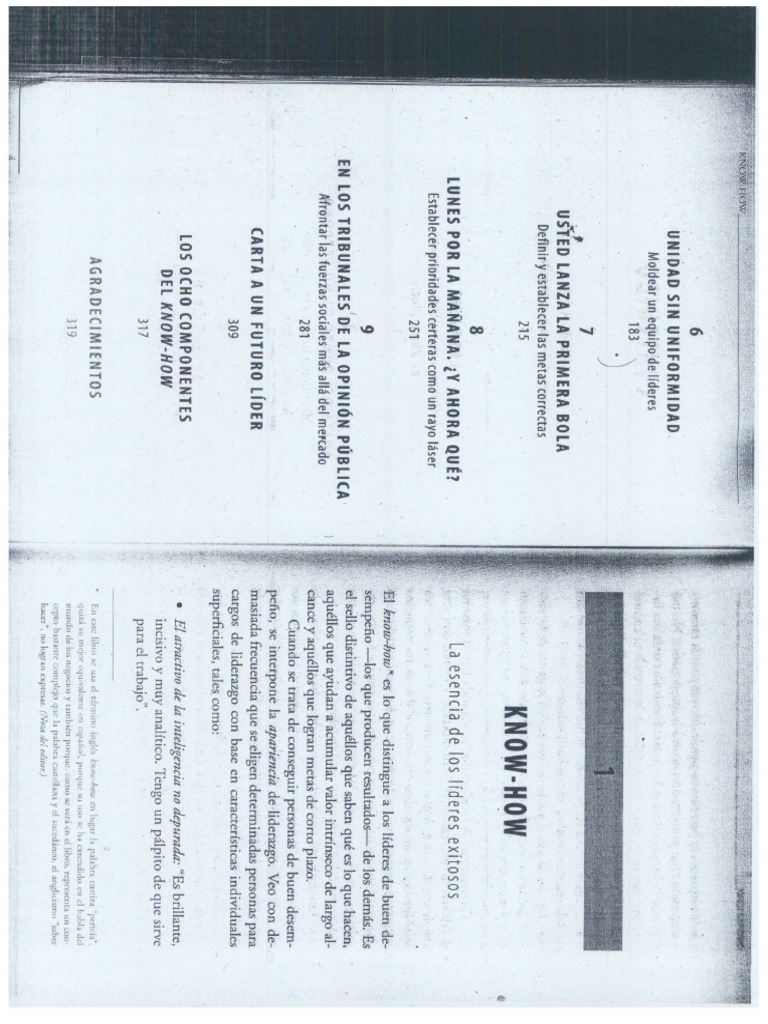 Capitulo No. 1 Know-How | PDF