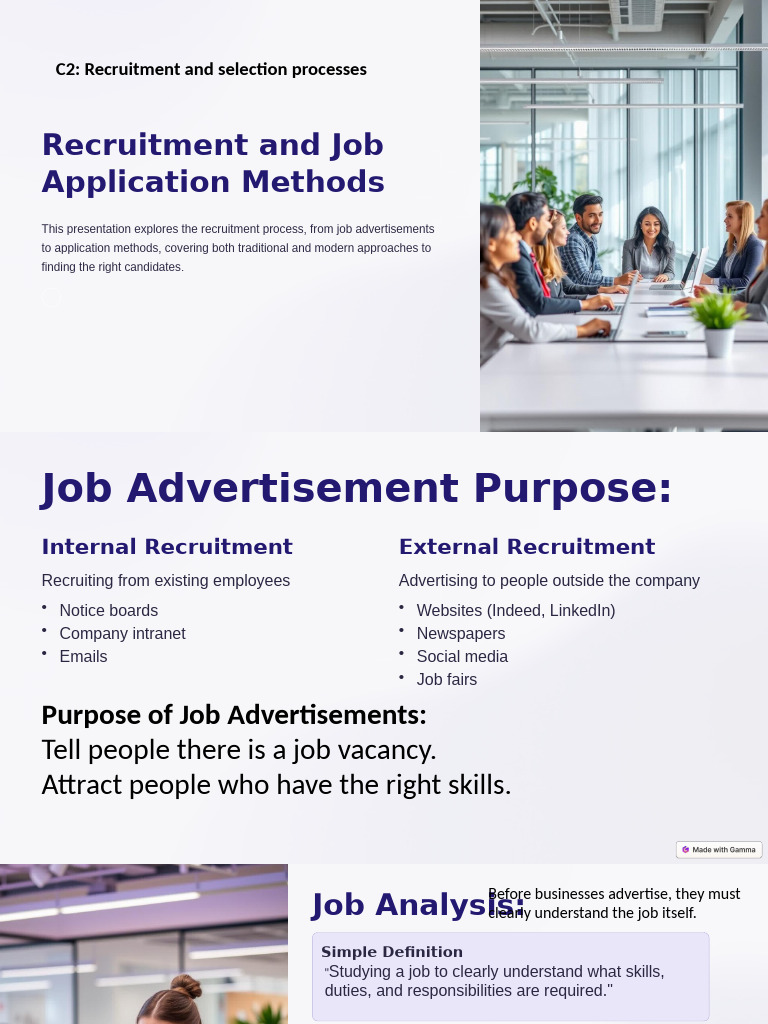 Recruitment Strategies and Application Methods | PDF | Recruitment ...