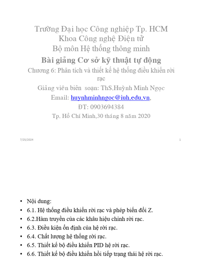 Baigiang Cskttd Ngoc Chuong6a UpdateV5 | PDF