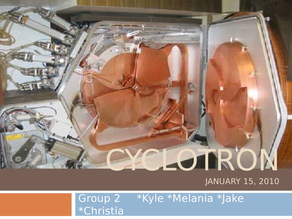 Cyclotron | Radiation Therapy | Particle Accelerator