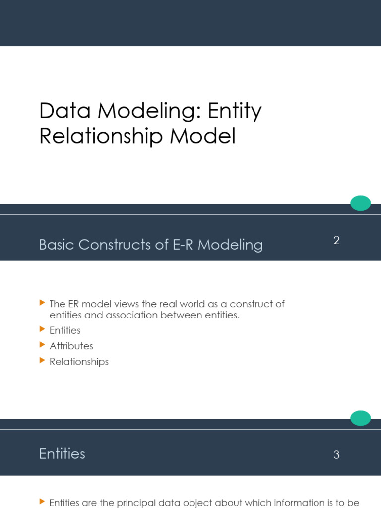 Data Modelling Basic Constructs of The ERM and ERD Types | PDF | Computer Programming ...