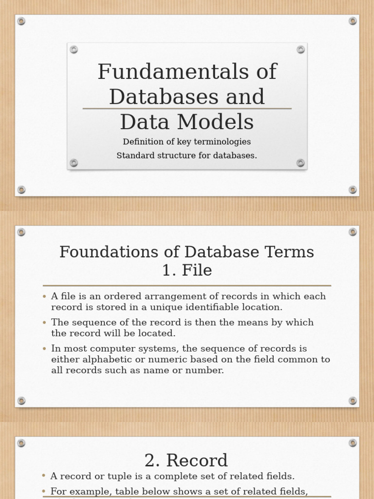 Data Modelling Lecture Three | PDF | Conceptual Model | Data Model