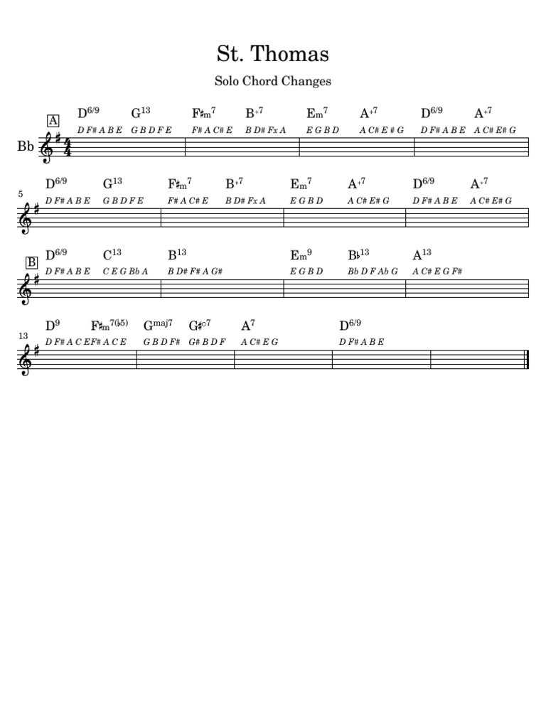 St. Thomas - BB | PDF