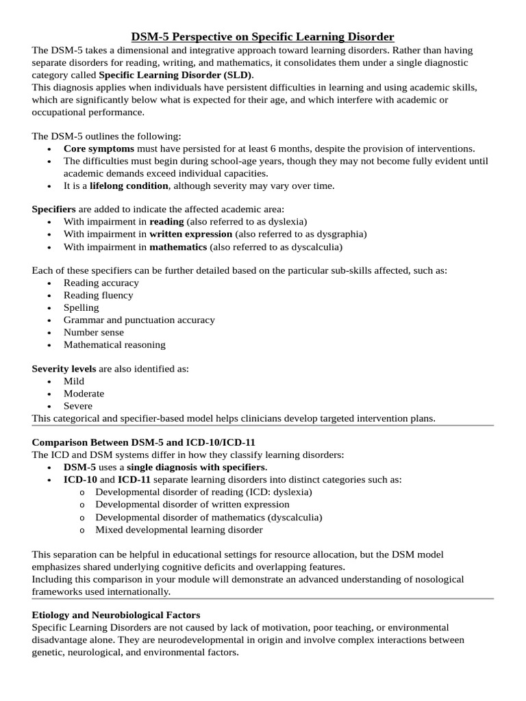 Learning Disability Additional | PDF | Learning Disability | Dyslexia
