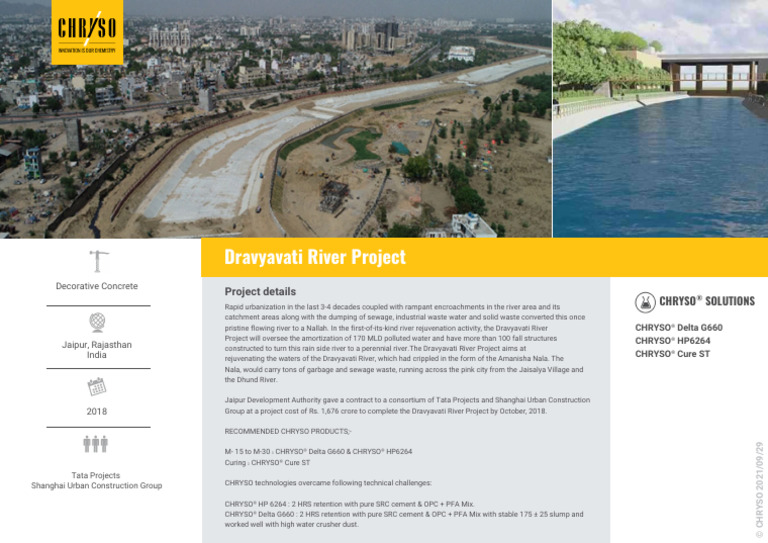 Dravyavati River Project | PDF | Waste | Human Impact On The Environment