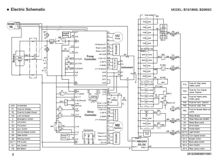 002.electric Schematics b18ns, b20nsc | PDF | Lighting | Electrical ...