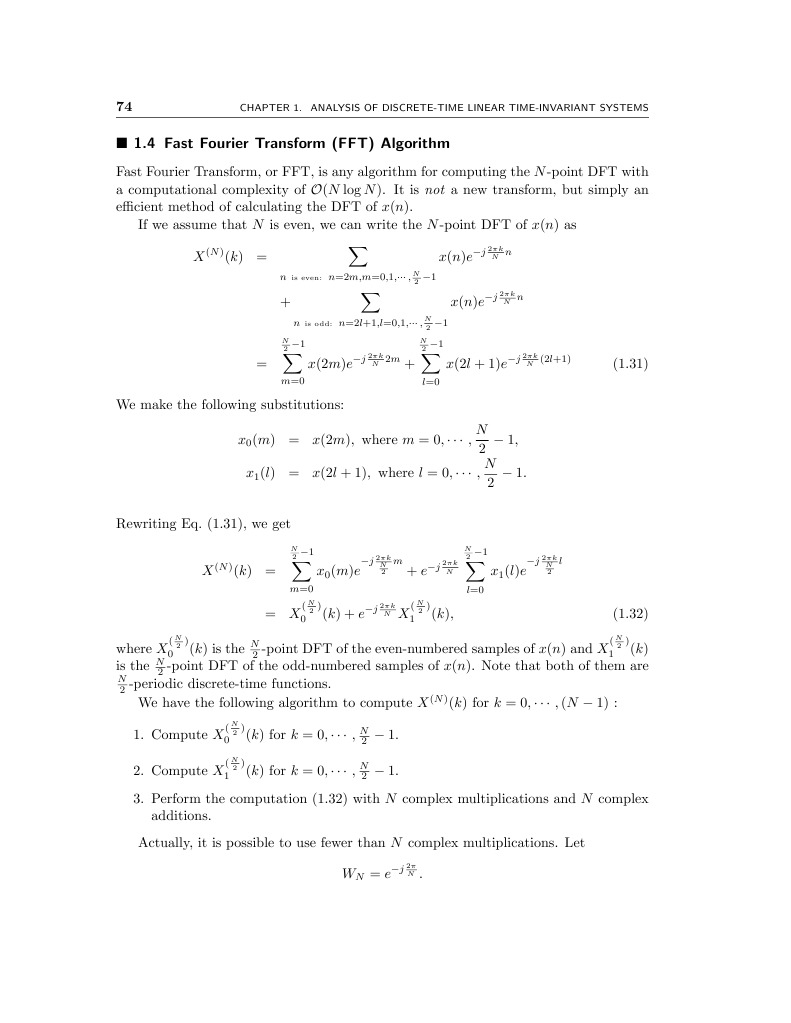 An In-Depth Explanation of the Fast Fourier Transform (FFT) Algorithm | PDF | Fast Fourier ...