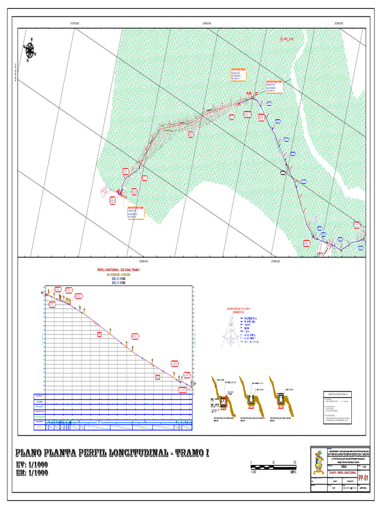 Plano Diseño - Rahuapampa v3 - Planta Perfil-Pp-01 (A1) | PDF