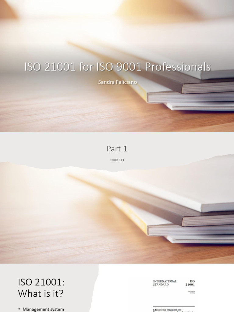 ISO 21001 Overview for Educators | PDF | Risk | Internal Audit
