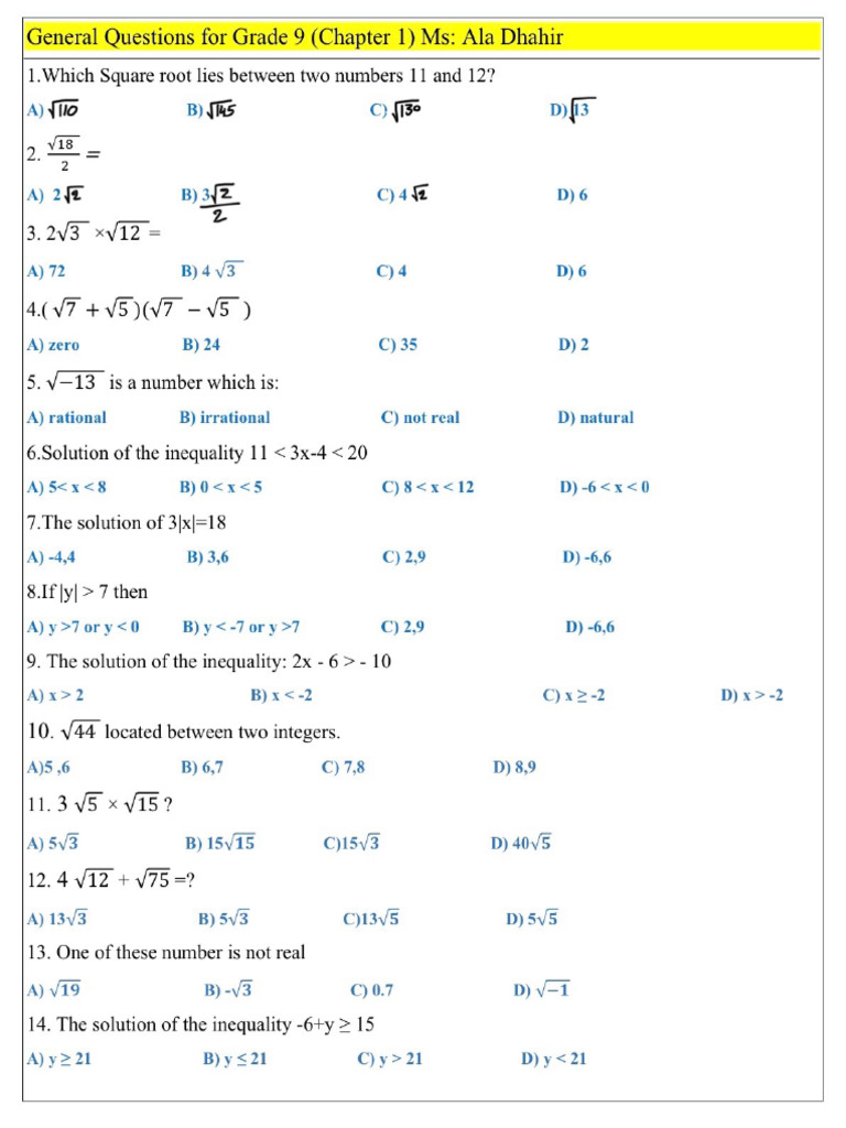 Ch1 - Quetions | PDF