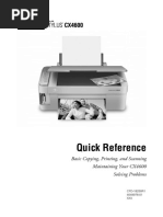 CD800 User Reference Guide | PDF | Printer (Computing) | Computer Science