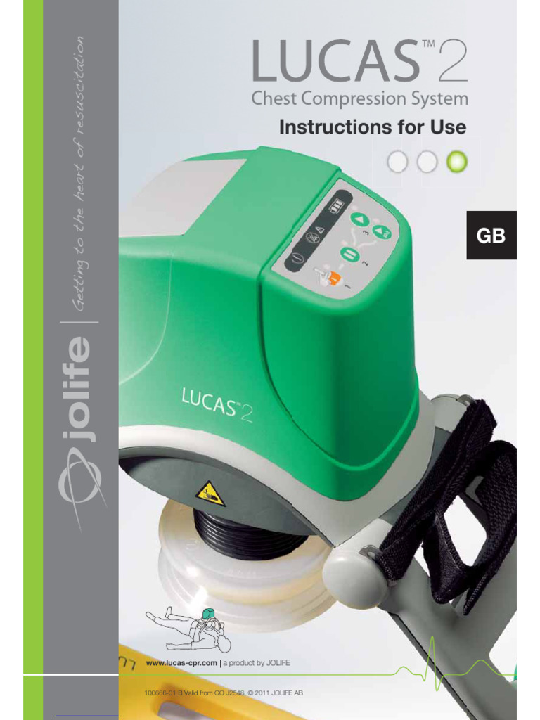 Lucas - 2 - Instructions For Use | PDF | Cardiopulmonary Resuscitation ...