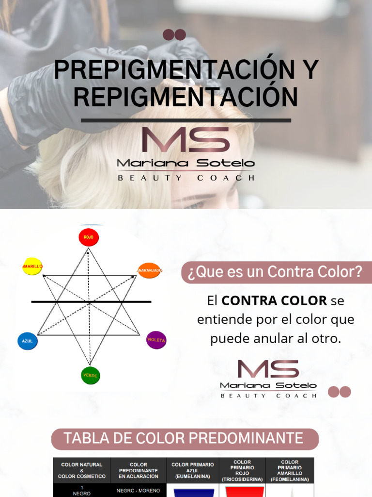 Re y Prepigmentacion - MS | PDF | Color | Matiz