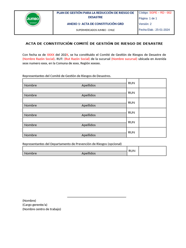 arch2- Acta de constituci¢n GRD | PDF