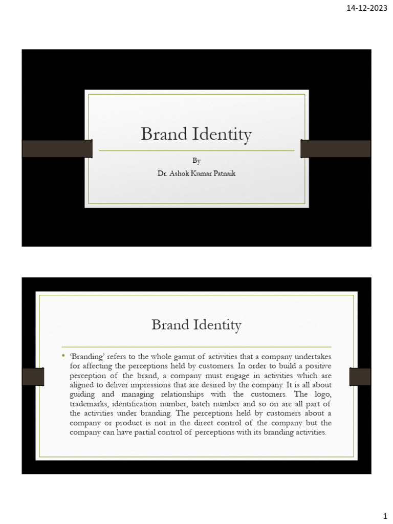 Brand Identity | PDF | Brand | Identity (Social Science)