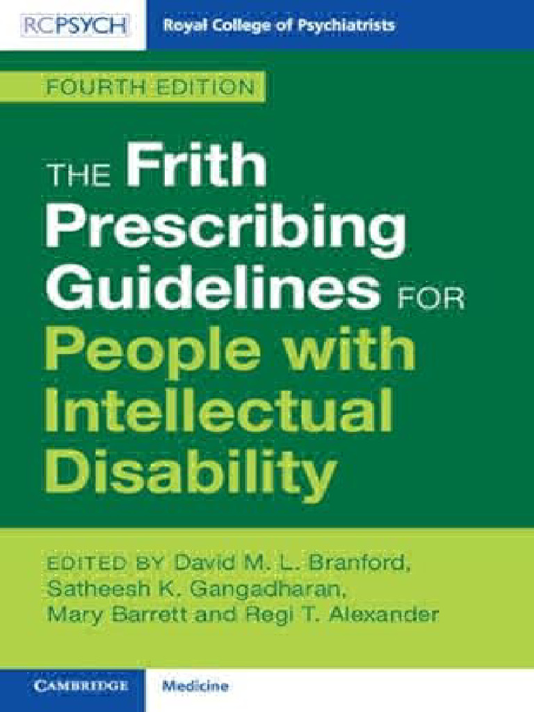 The Frith Prescribing Guidelines for People With Intellectual ...
