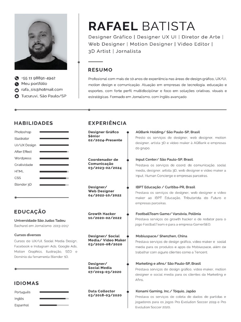 Rafael CV 2025 Optimizado PDF | PDF