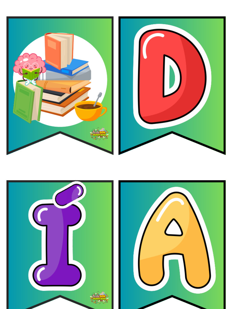 BANDERÍN Día Del Libro (1) | PDF