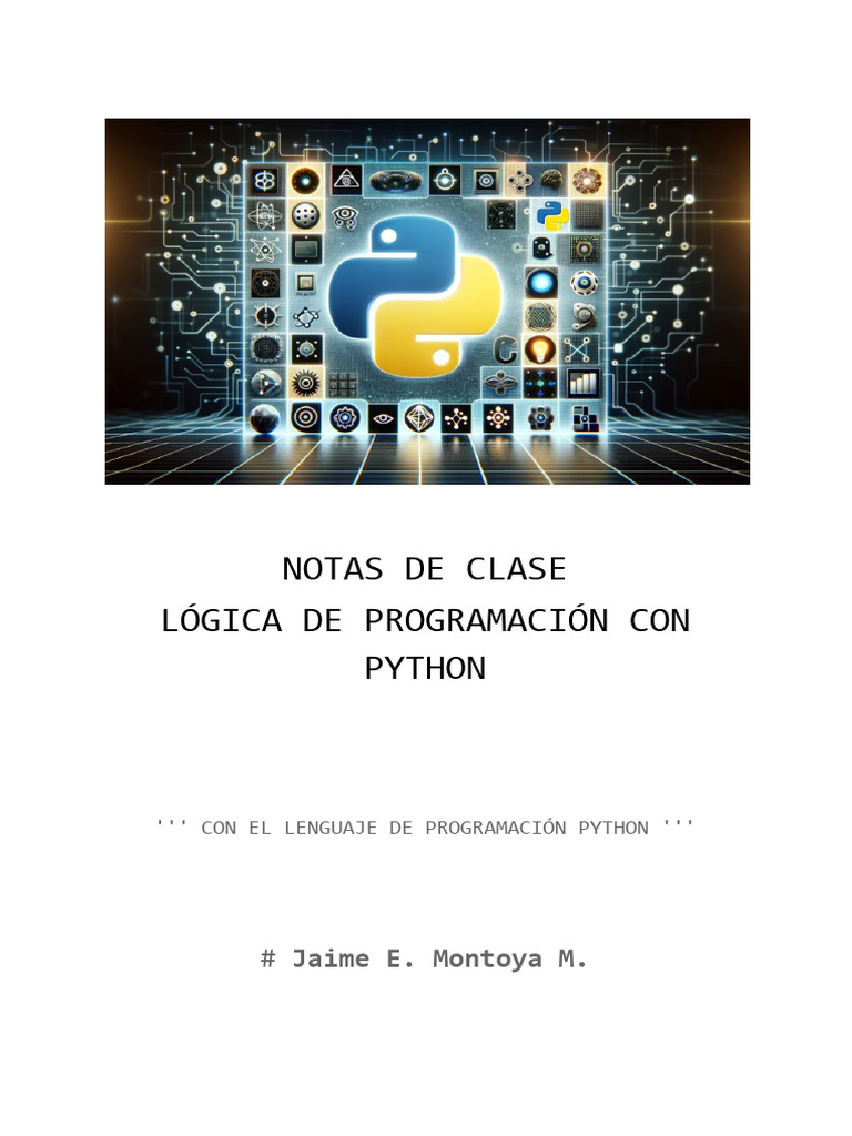 Lenguaje Python v2024 | PDF | Python (lenguaje de programación) | Interfaz de línea de comando