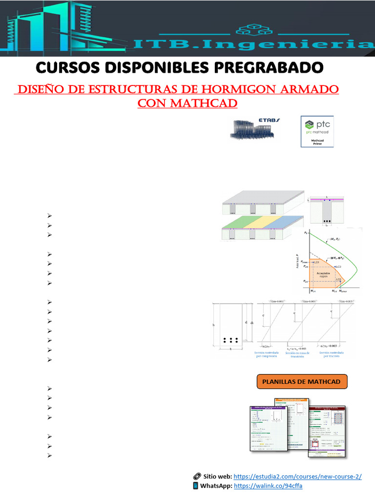 Curso Mathcad V 7.0 (1) - Diseño de Estructura Hormigón Armado | PDF