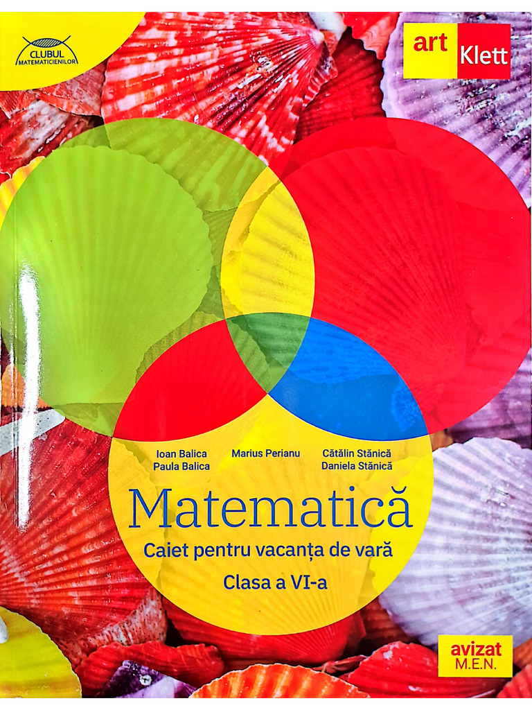 Caiet Mate Vara VI Artklett | PDF