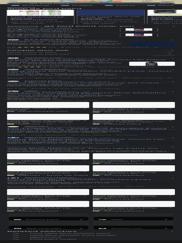 g9 Ford Paint - Google Search | PDF | Paint | Ford Motor Company