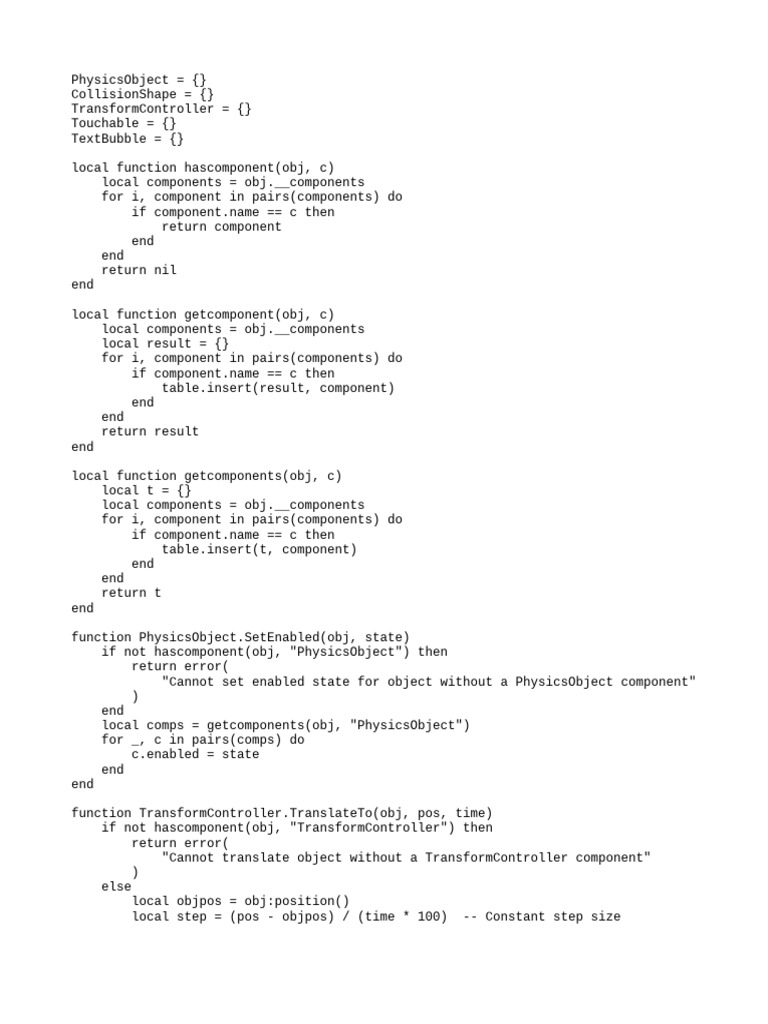 Configurations - Unknwon File - Lua | PDF