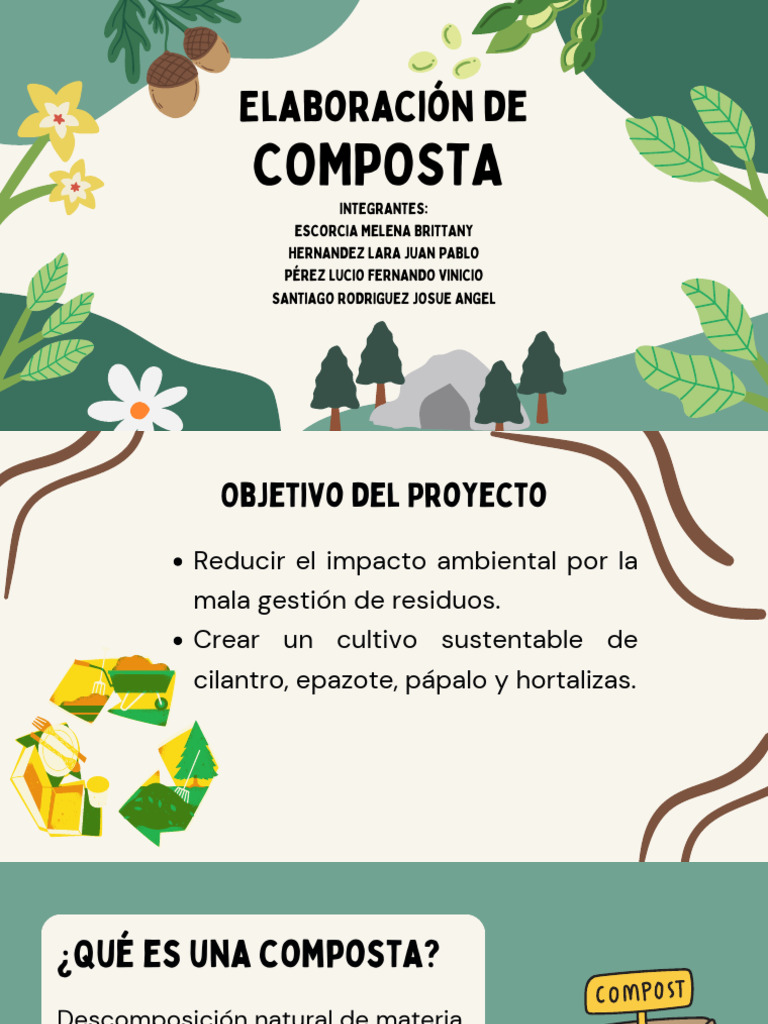 Proyecto Integrador Desarrollo | PDF | Compost | Residuos