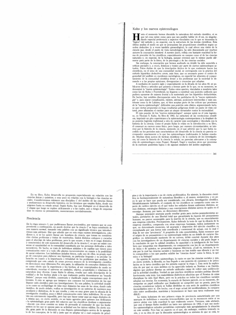 Klimovsky Las Desventuras Del Conocimiento Cientifico Libro Entero - 170 177 | PDF