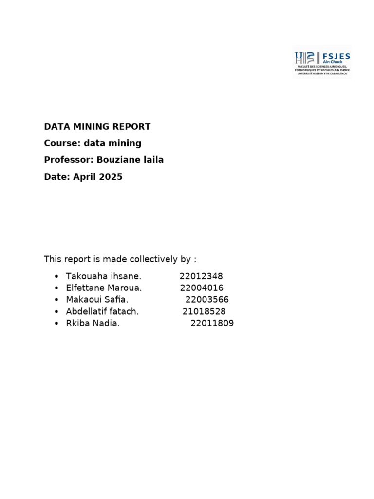 Data Mining Final Report | PDF | Laptop | Computing