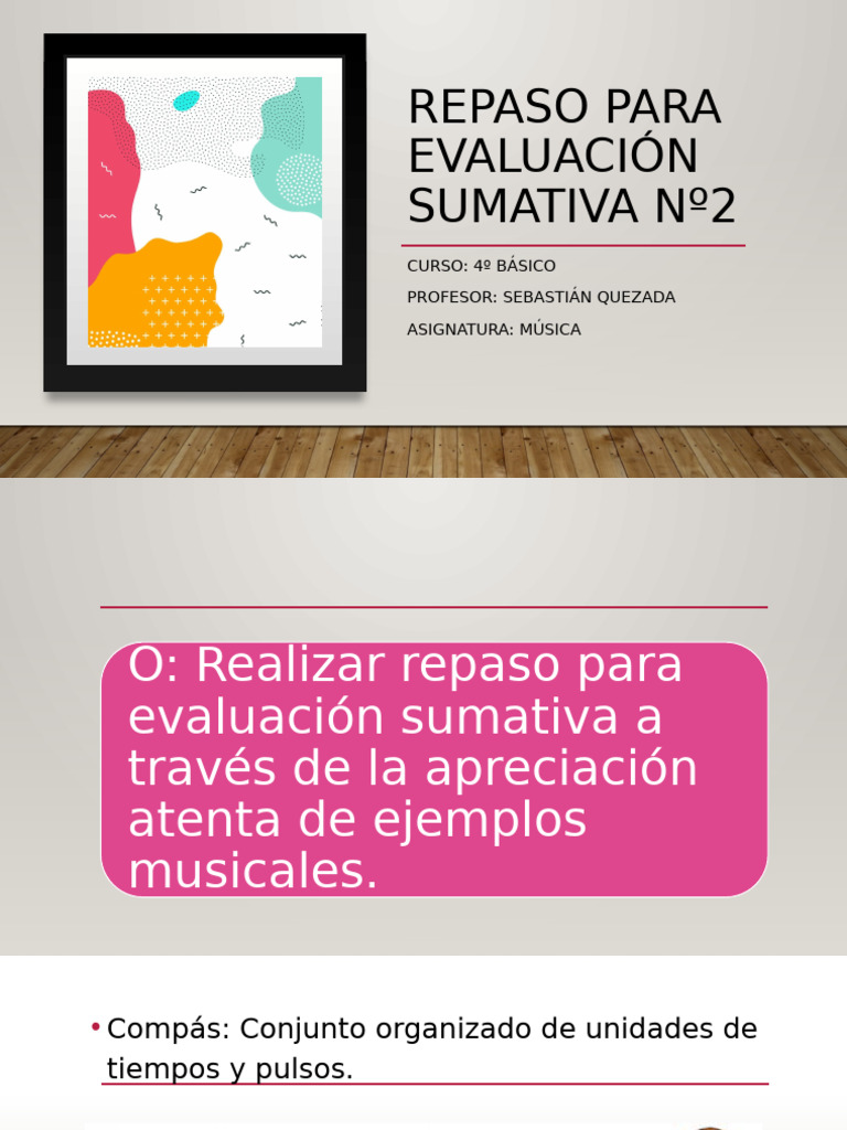 Repaso para Evaluación Formativa | PDF