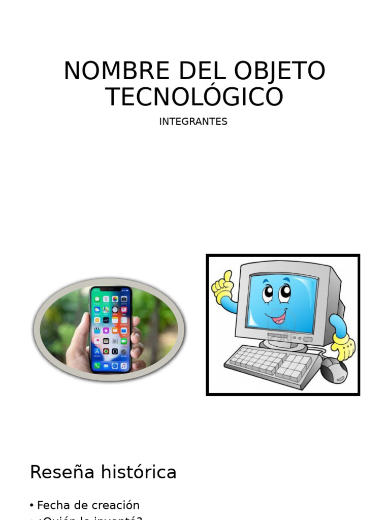 Nombre Del Obejto Tecnológico | PDF