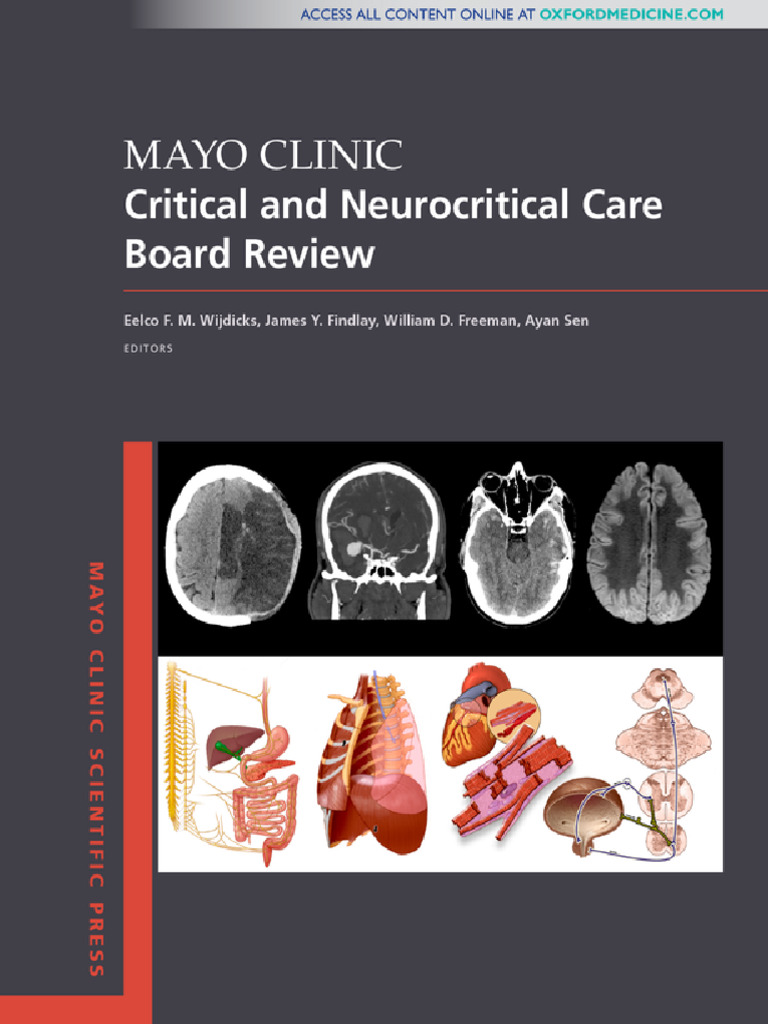 Mayo Clinic Critical and Neurocritical Care Board Review 2019 | PDF | Doctor Of Medicine | Neurology