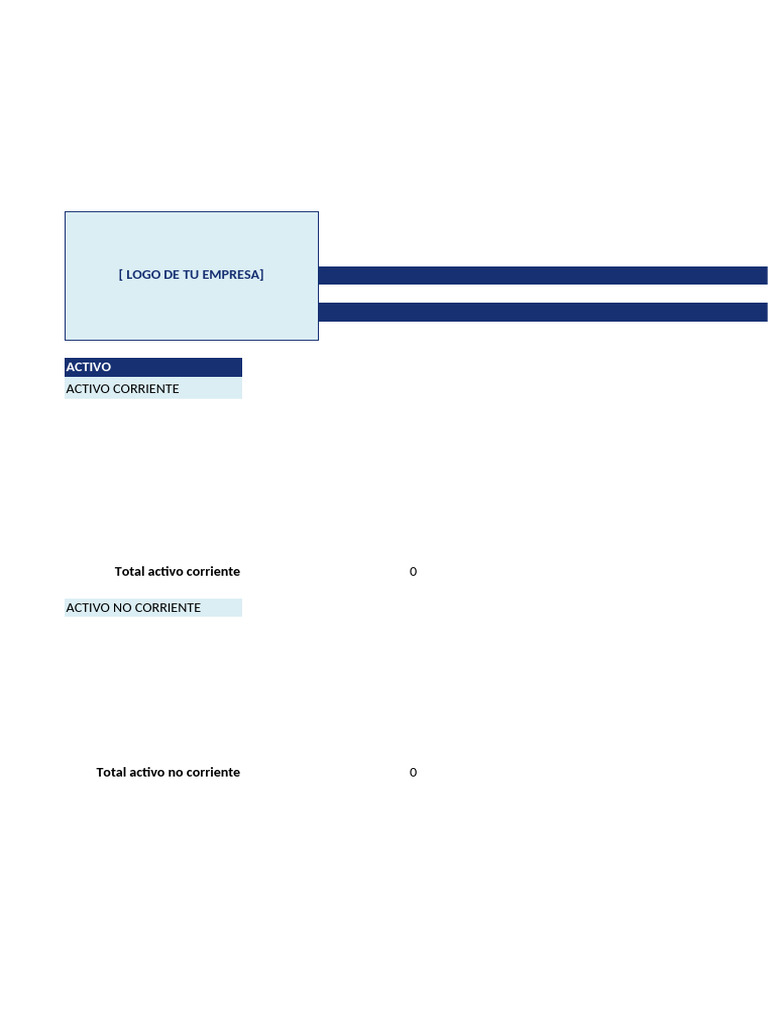 Modelo de Balance General Simplificado | PDF