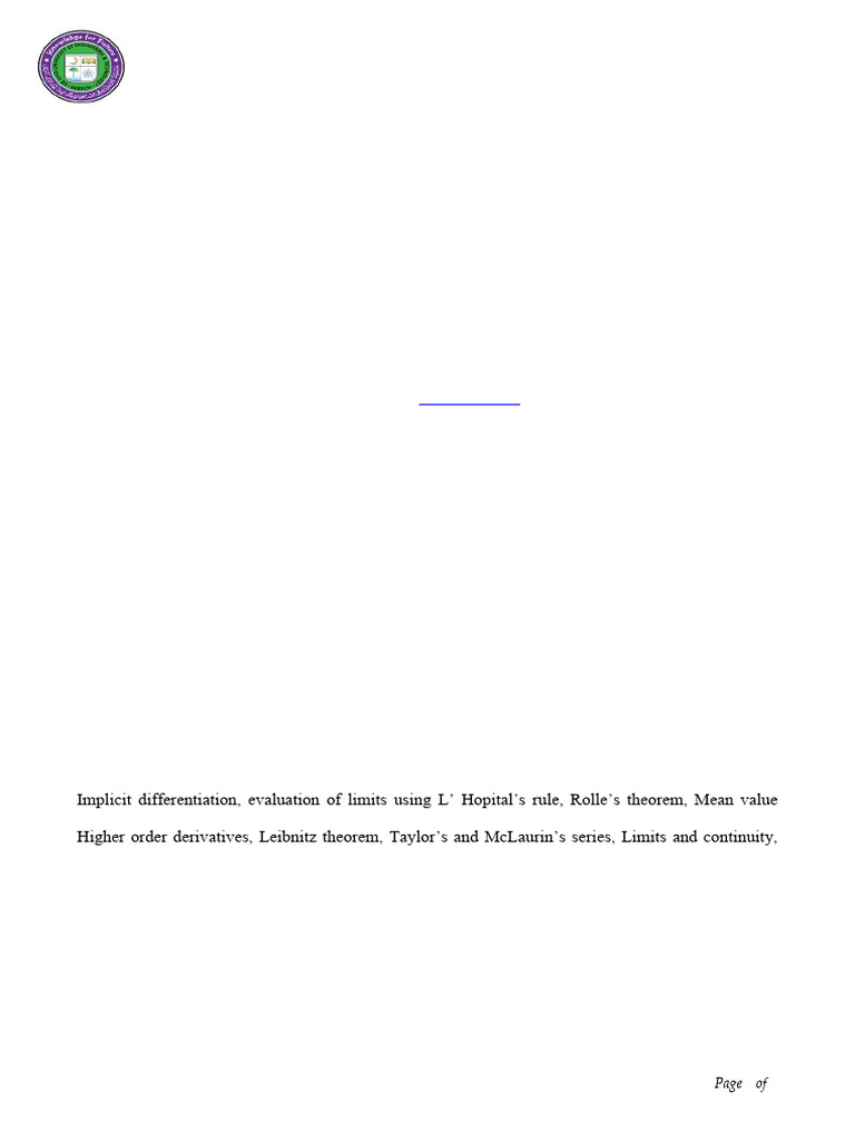 CIS MS-103 Calculus and Analytical Geometry | PDF | Integral | Derivative