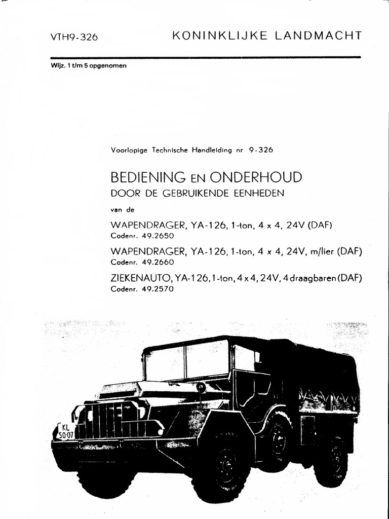 DAF YA-126 Deel1 | PDF