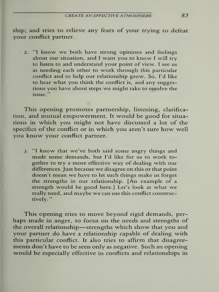 The Eight Essential Steps to Conflict Resolution Preserving ...