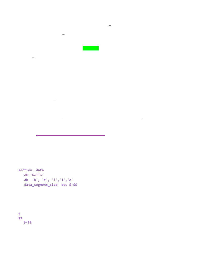 2024 Basic Elements of Assembly Language 2 | PDF | Assembly Language ...