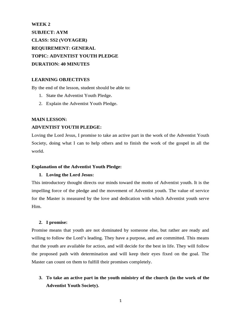 Voyager Pathfinder Resource Sda Church | PDF | Cardiopulmonary ...