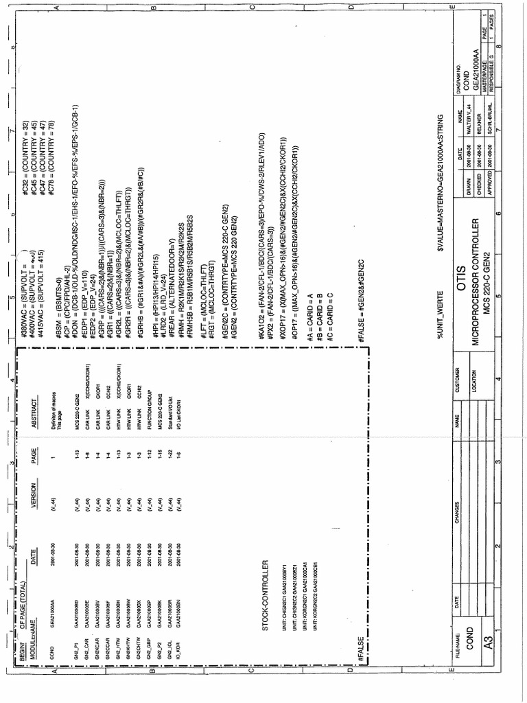 01 - SCHEMA COMPLET GEN2 MCS 220 C Complet Triplex | PDF