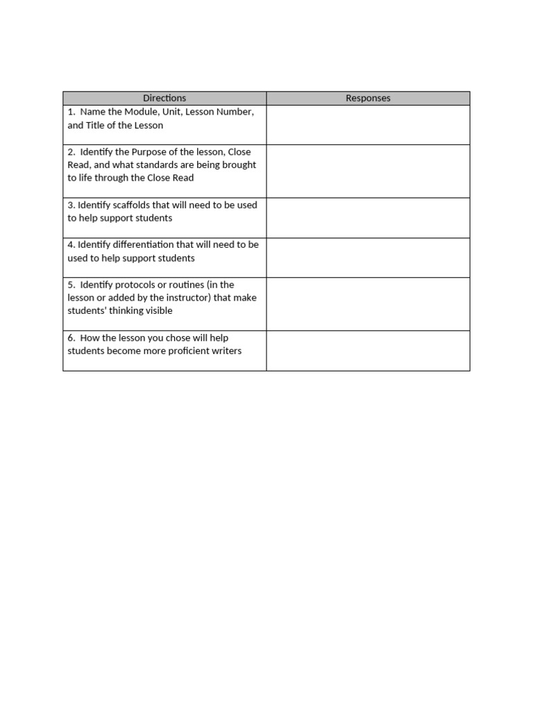 Culminating Task Template | PDF