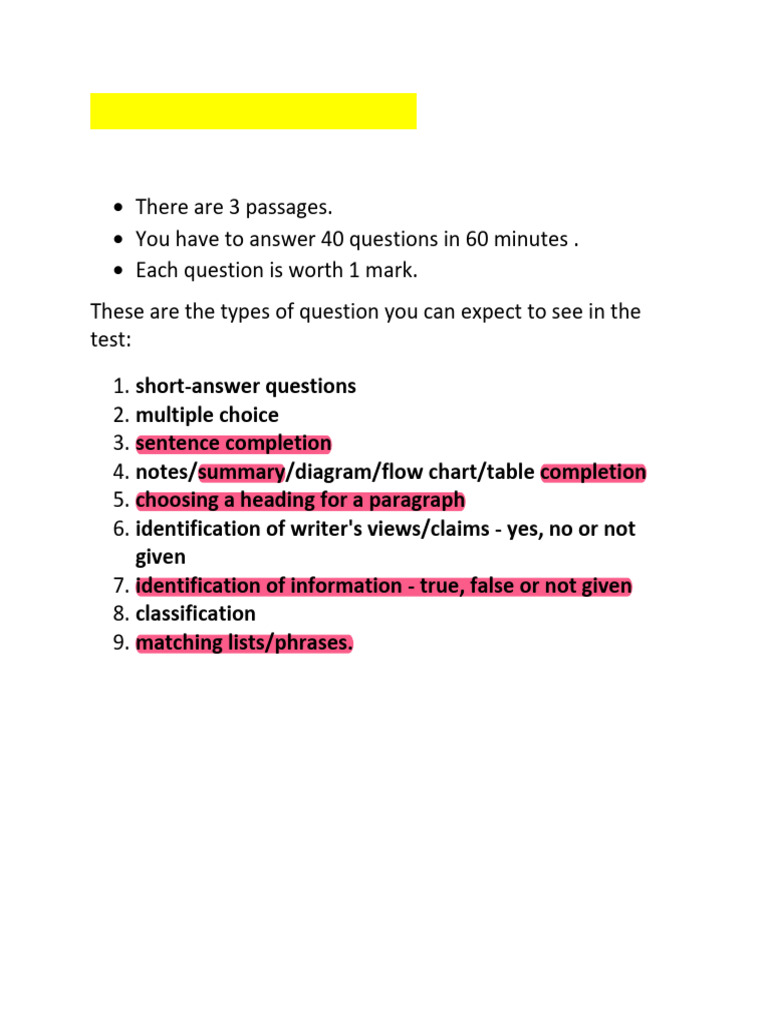 Reading Comprehension Tips For IELTS | PDF | Speed Reading | Cognitive ...